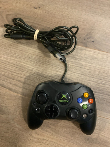 Original Xbox S-Type Controller (Black) Genuine / OEM / With Breakaway ...