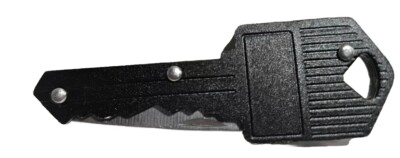 Portable Outdoor Survival Pocket Key Chain Knife Camping Black | eBay