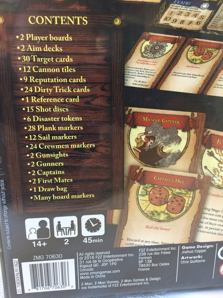 Broadsides: A Merchants & Marauders Board Game, Z-Man Games BRAND NEW ...