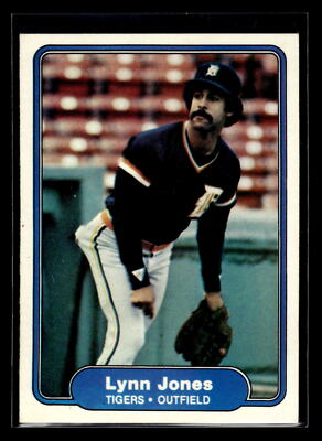 1982 Fleer Baseball #270 Lynn Jones "Set Break" Mint Detroit Tigers | eBay