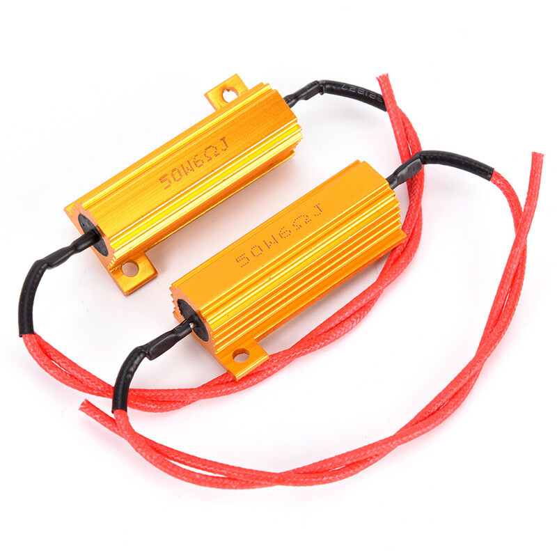 10 X Relay Bulbs Ballast Set 10X 50W 6 Ohm LED Load Resistors Indicator ...