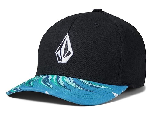 Volcom Baseball Cap Full Stone Print Flexfit Hat - Small Medium RARE ...
