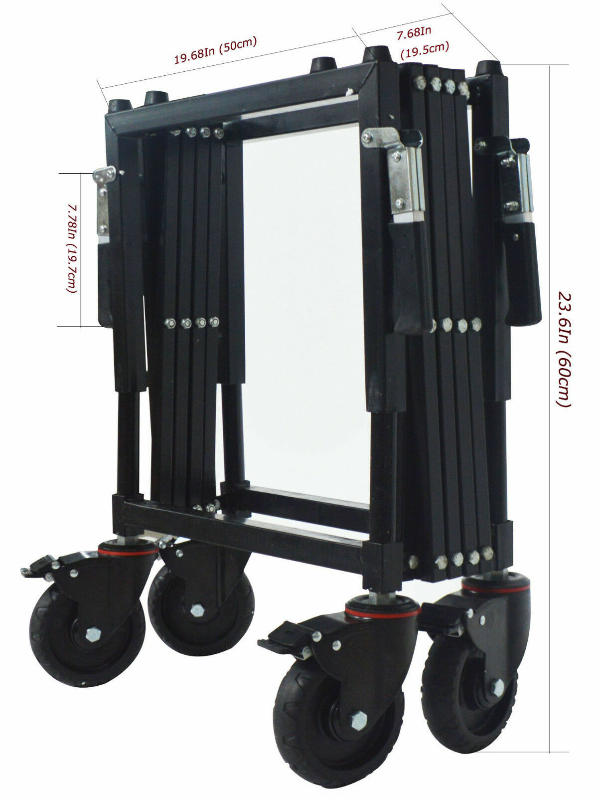 Folding Coffin Cart Casket Truck Church Funeral Mortuary Trolley Steel ...