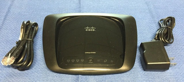 Cisco Linksys E1000 v2 Wireless-N Router 4-Port 2.4 GHz Band Fast ...