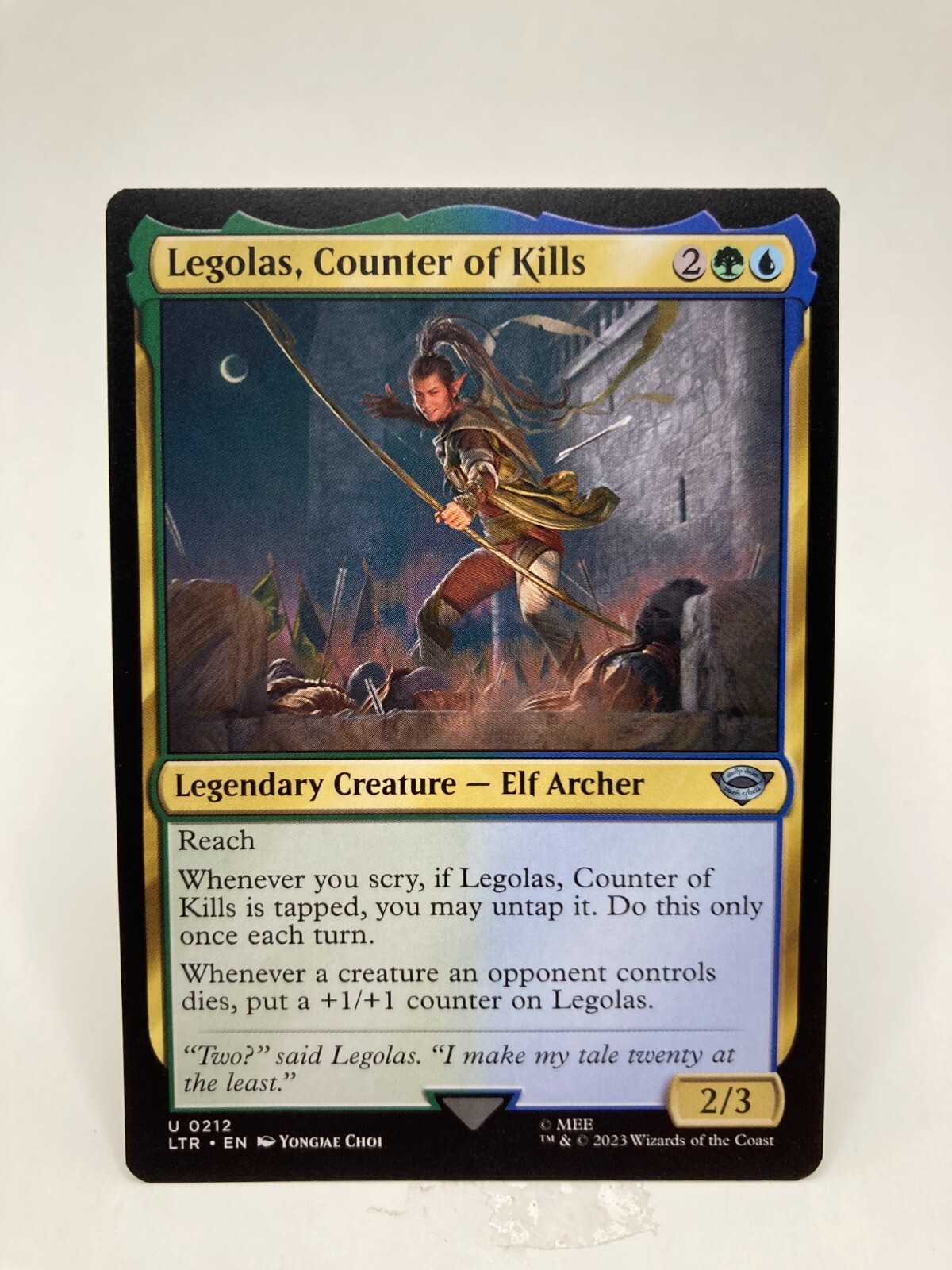 Legolas, Counter of Kills Universes Beyond: the Lord of the Rings ...