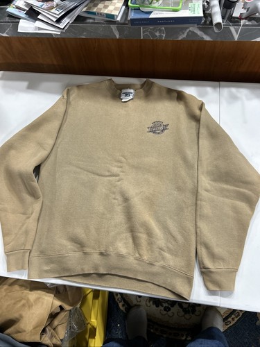 Lee Mens Crew Neck Sweater M Vintage Tampa Bay Auto Auction Brown | eBay