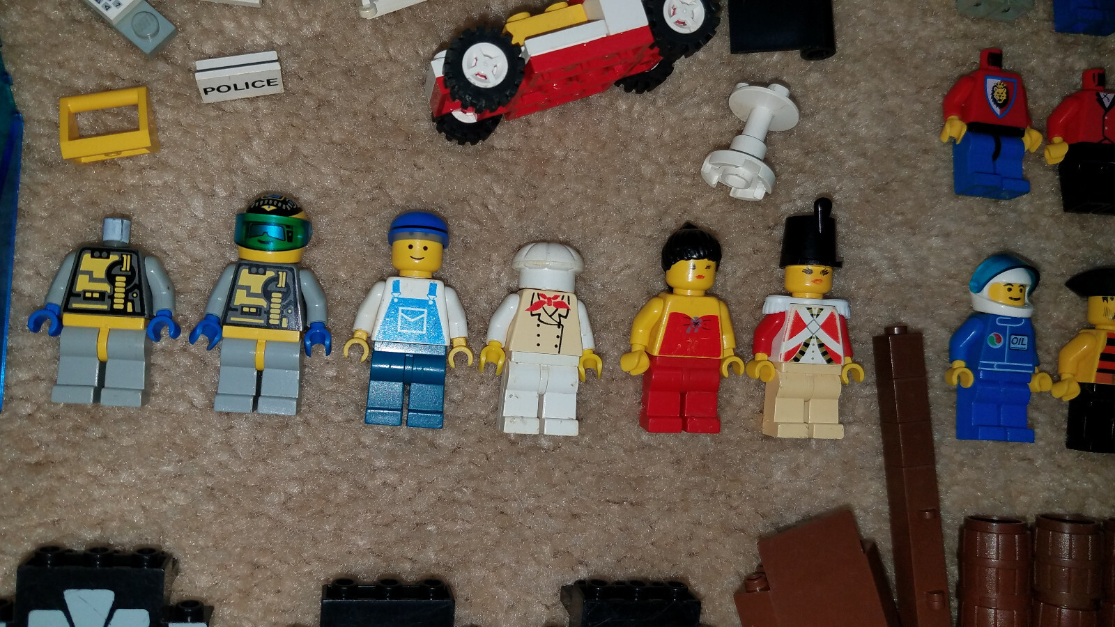 🟢1990's Vintage Lego Brick Set Bulk Lot 4lbs of bulk rare pieces & mini ...