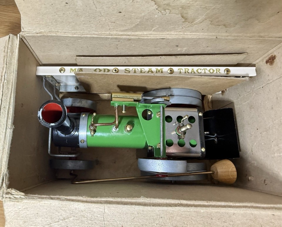 Nut And Bolt Mamod Te1 Smooth Canopy Traction Steam Engine Restored ...