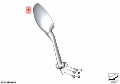 BMW Right Mirror Genuine - R1200RS / R1250RS 51168556084 | eBay