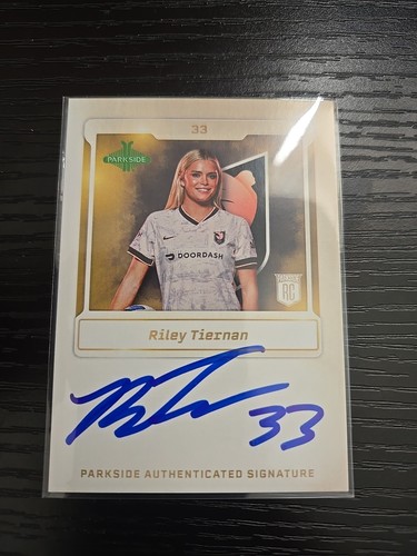 Riley Tiernan 2025 Parkside NWSL Vol 1 Rookie Signature Series Auto ...