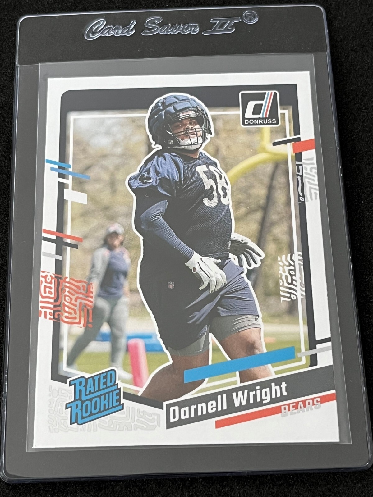 2023 Panini Donruss Football Darnell Wright Base Rated Rookie #313 ...