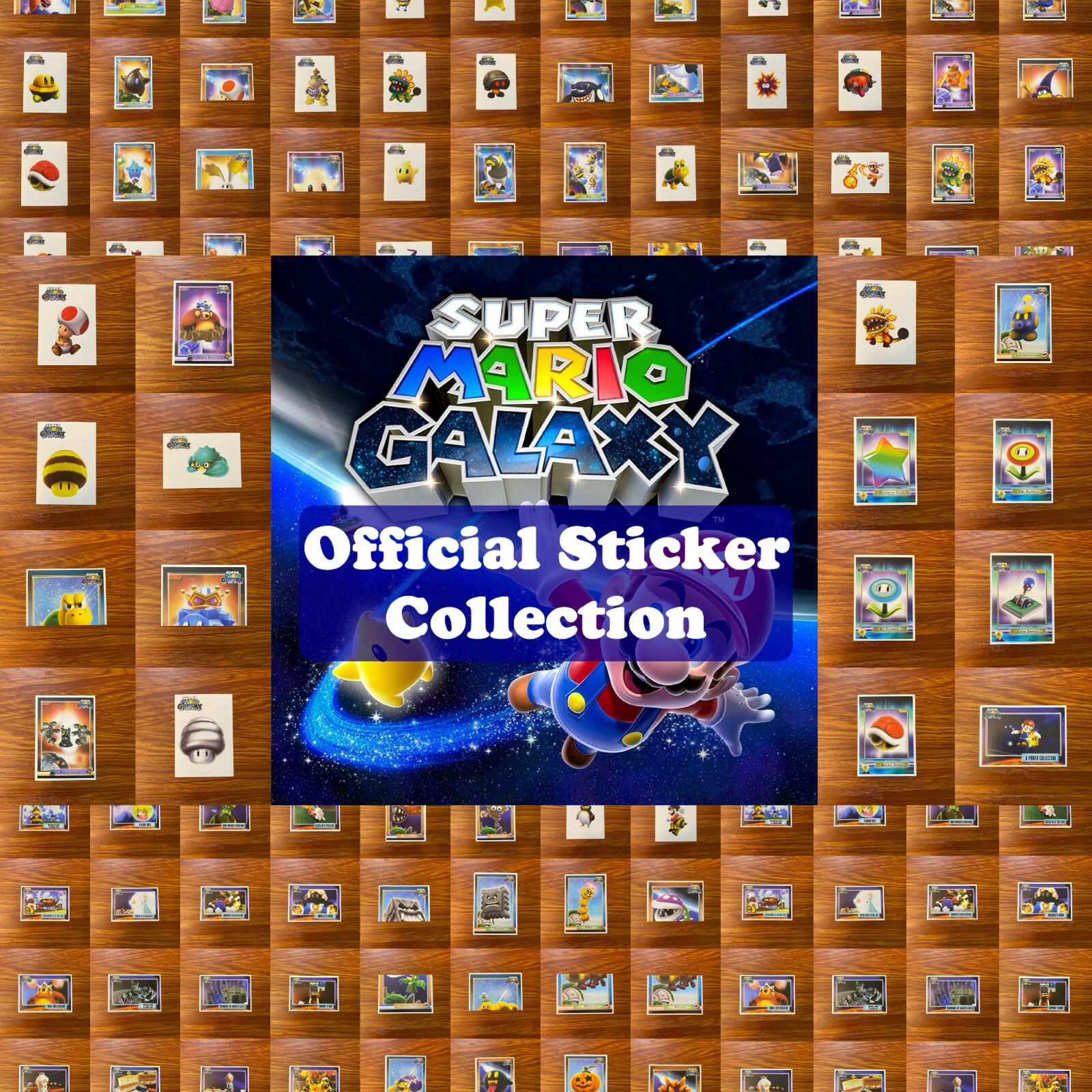 Super Mario Galaxy Official Sticker Collection Stickers Ebay