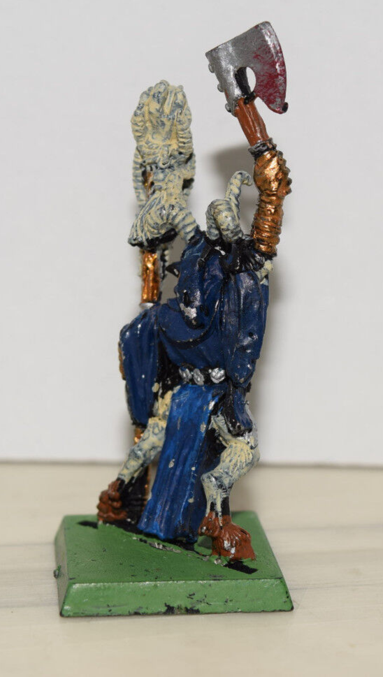 Warhammer Chaos Beastmen Shaman : Beastman Shaman with Axe and Staff | eBay