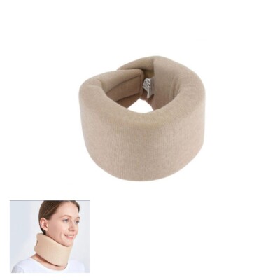 COLLARE CERVICALE VERTIGINI TUTORE SEMI RIGIDO REGOLABILE COLLO TAGLIA ...