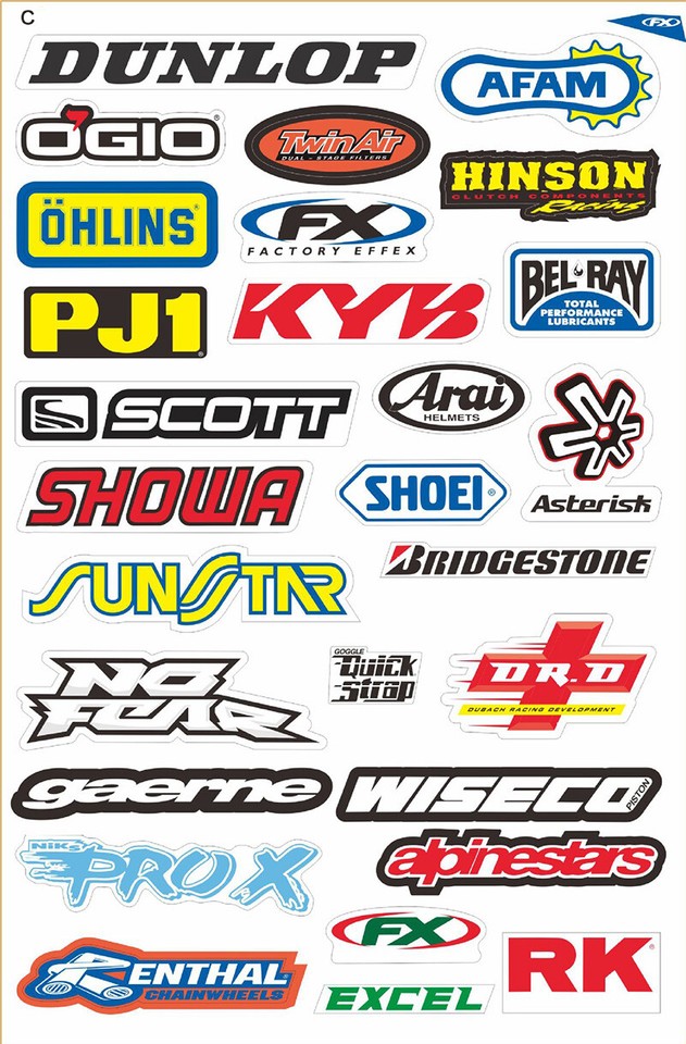 Decals Stickers For 1:10 10th Scale RC Crawler Car Axial Traxxas Redcat ...