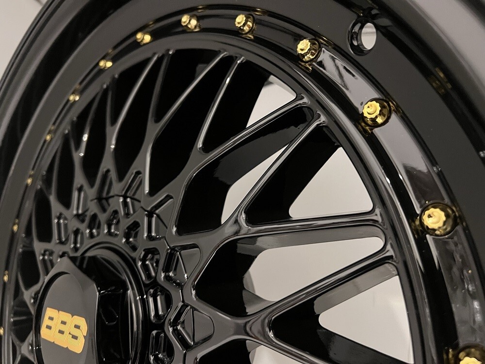 135 20 inch Black Gold Rivets Rims fits 5x108 FORD FOCUS RS 2016-2018 ...