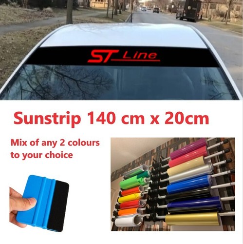 Sunstrip Ford Windscreen Sun Strip Window Sticker Decal Fiesta, Focus ...