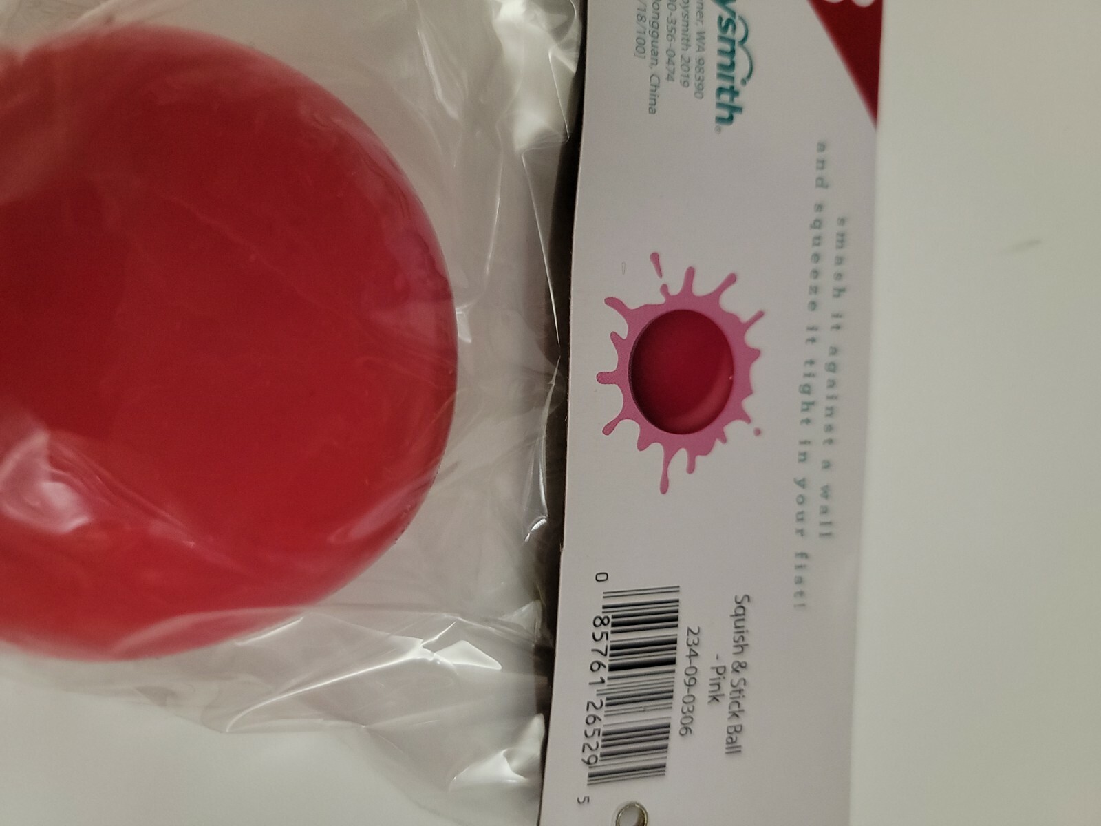 Toysmith Smoosh It Squish & Stick Ball 4 Pack Green & Pink for sale ...