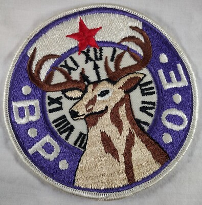 Elks Lodge BPOE Patch Benevolennt Protective Order of Elks 5 inch | eBay