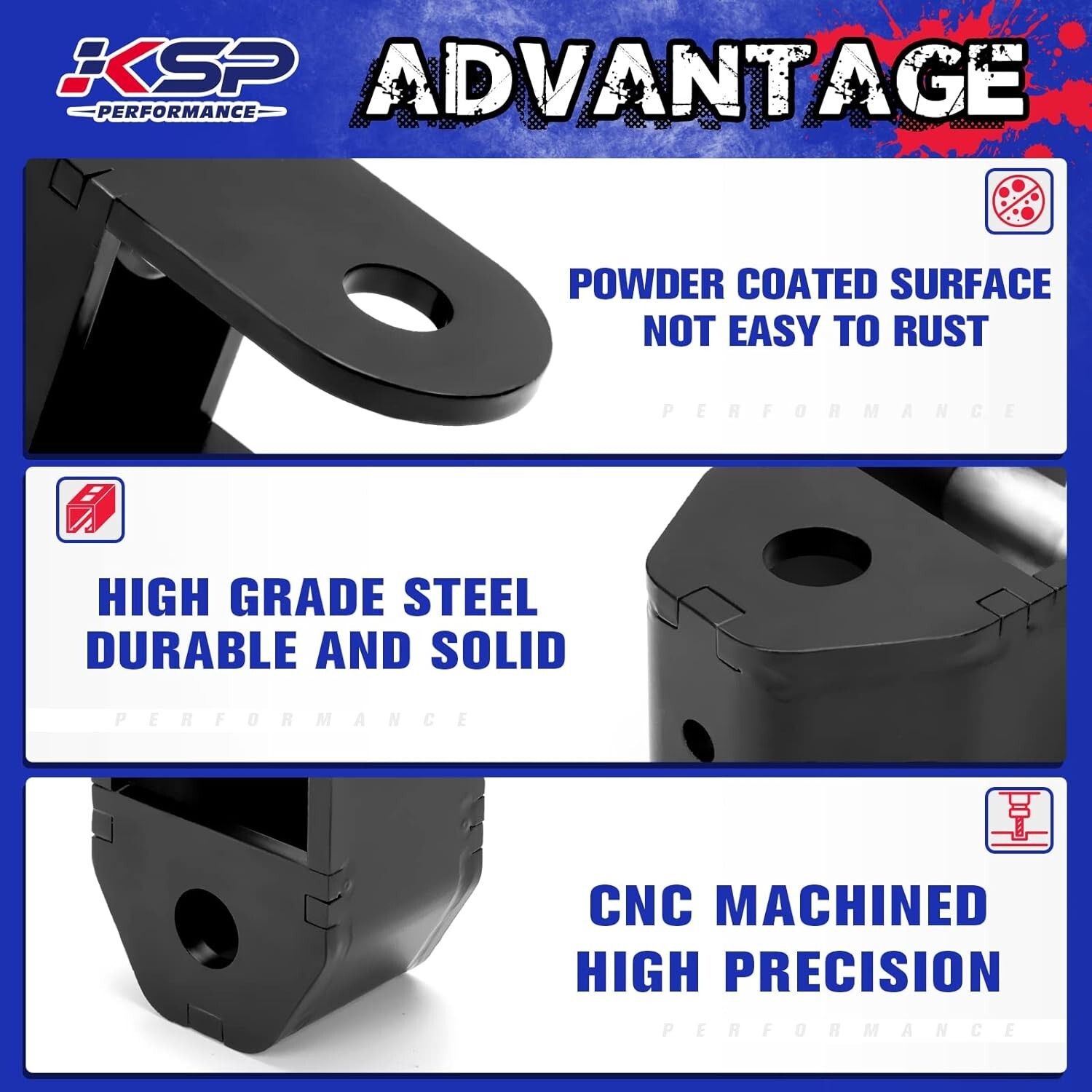 2-4" Rear Shock Extender Extension Kit For 1999-2022 GMC Sierra 1500 ...