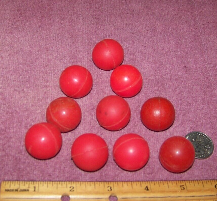 Super Balls Vintage 1990's "Red Mixed Lot Includes All 10" (Sm) | eBay