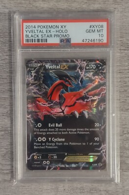 PSA 10 GEM MINT Yveltal EX #XY08 Pokemon XY 🔥POP 5🔥 Black Star Promo | eBay