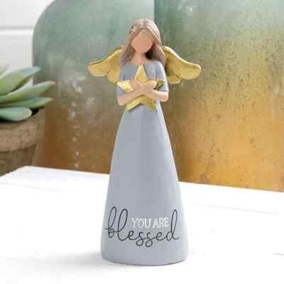 ANGEL FIGURINES with MESSAGES/Angel Statues with Messages/Resin Angel ...