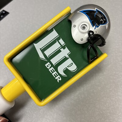 Vtg Carolina Panthers NFL Football Miller Lite Beer Tap Handle #175 | eBay