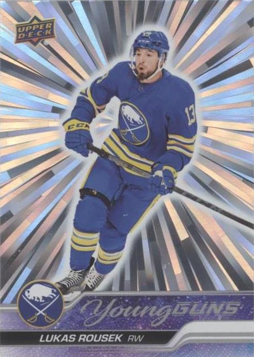 2023-24 Upper Deck Series 1 - Young Guns Lukas Rousek #233 Outburst ...