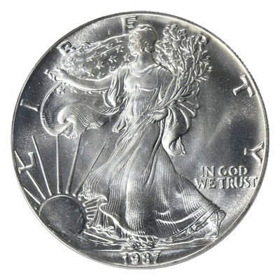 1987 $1 Silver Eagle PCGS MS69 Beautiful ASE Coin Bullion | eBay