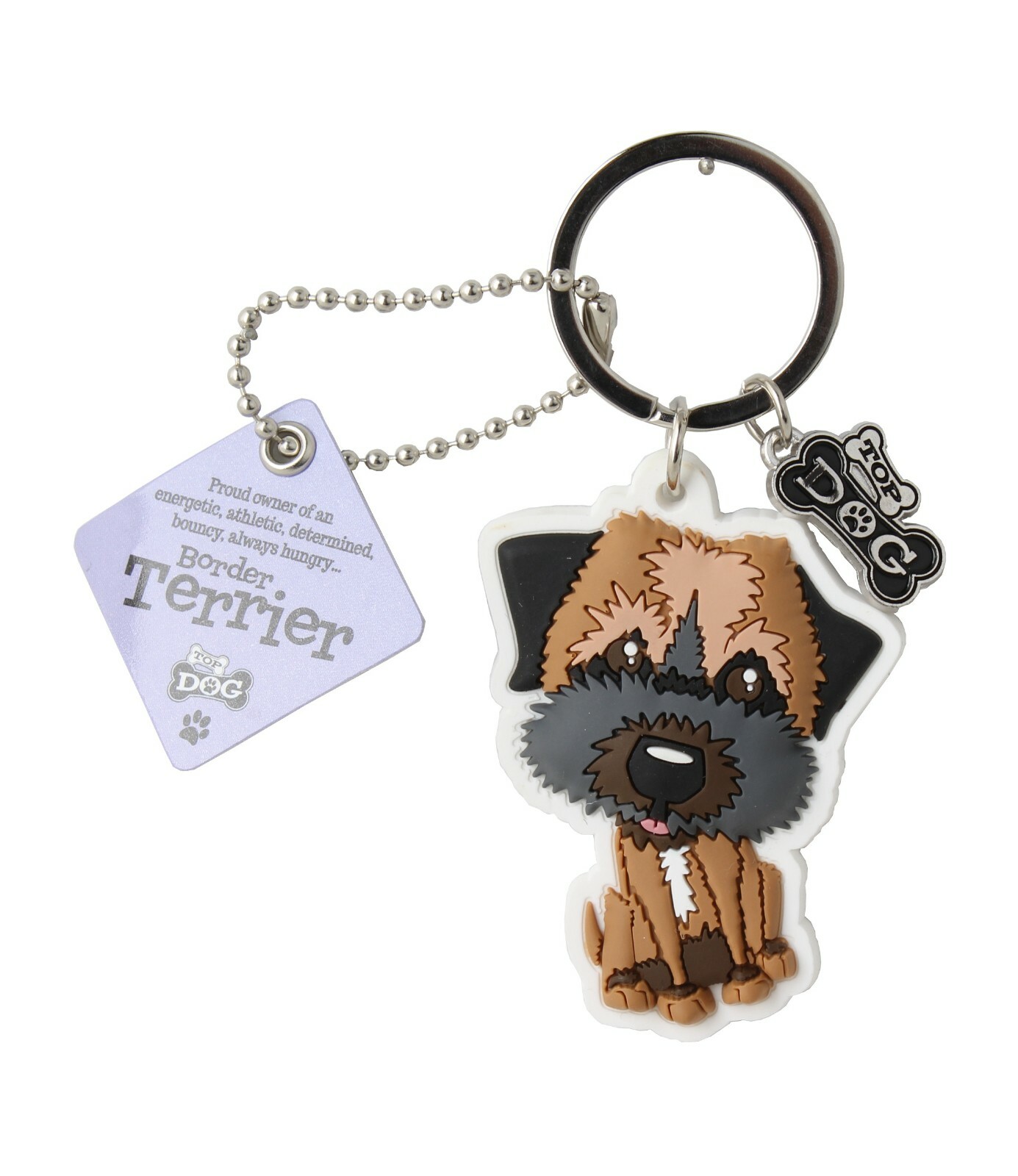 Wags And Whiskers Dog Keyrings Pug Cocker Spaniel Bulldog Labrador ...