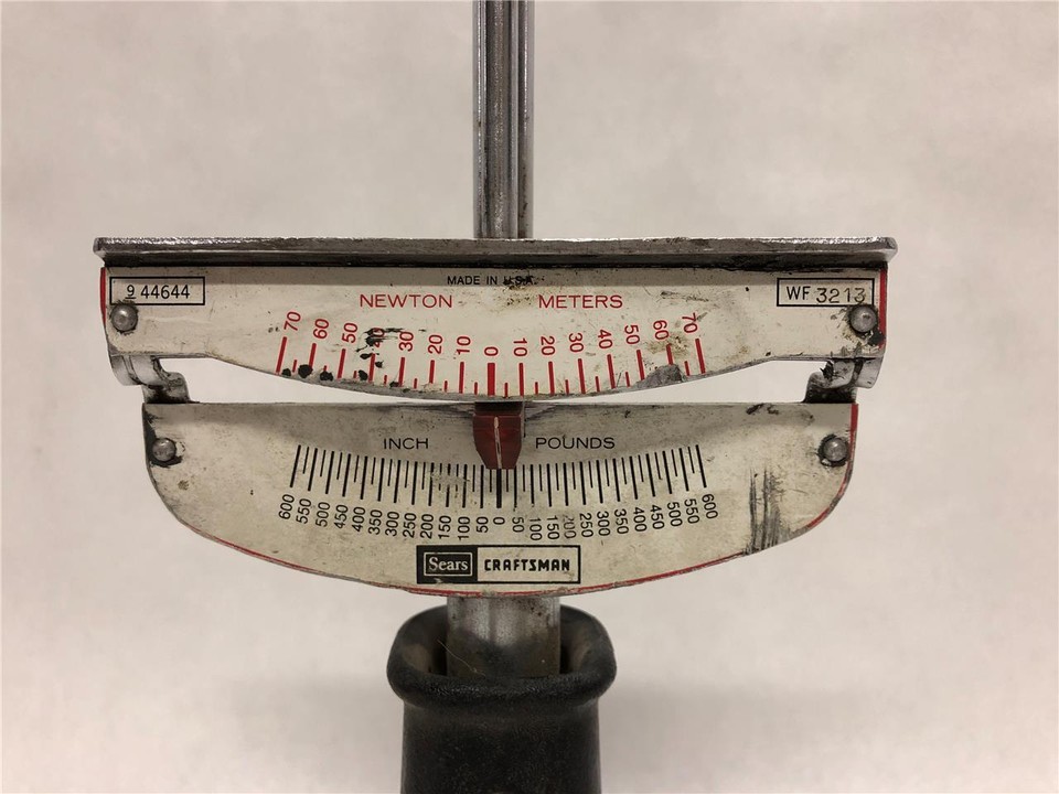 Sears Craftsman 44644 Digitork Torque Wrench 0-600" 0-600lbs. 0 ...