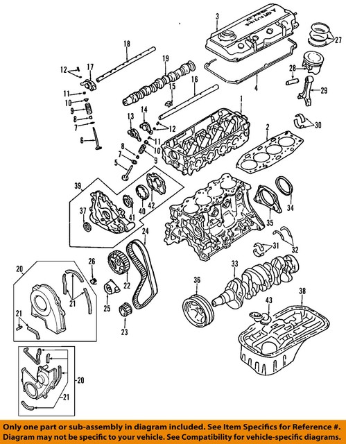 Mitsubishi OEM 89-94 Montero-engine Crankshaft Crank Seal MD168055 for ...