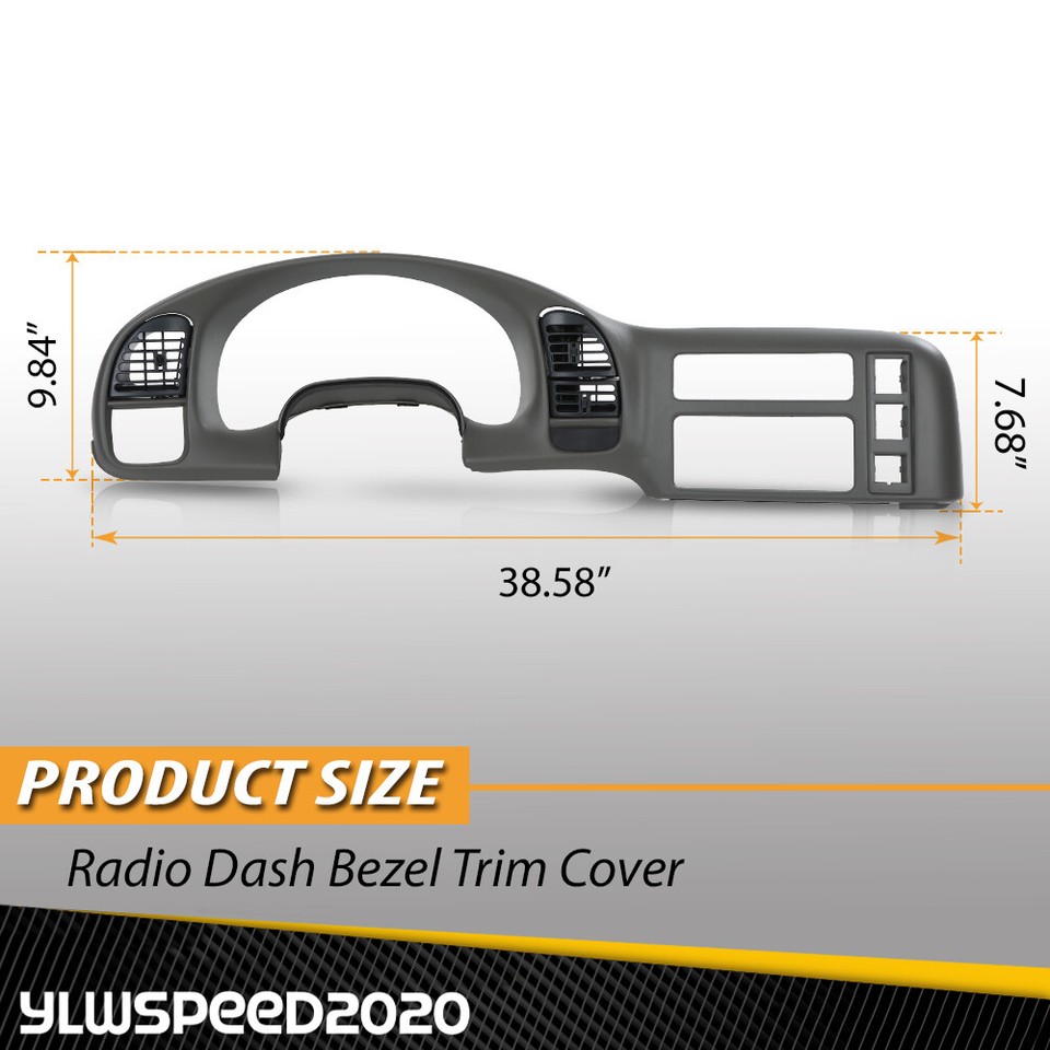 Fit For 1995-2005 Chevy Astro Van Gmc Safari Gray Gauge Cluster Dash ...