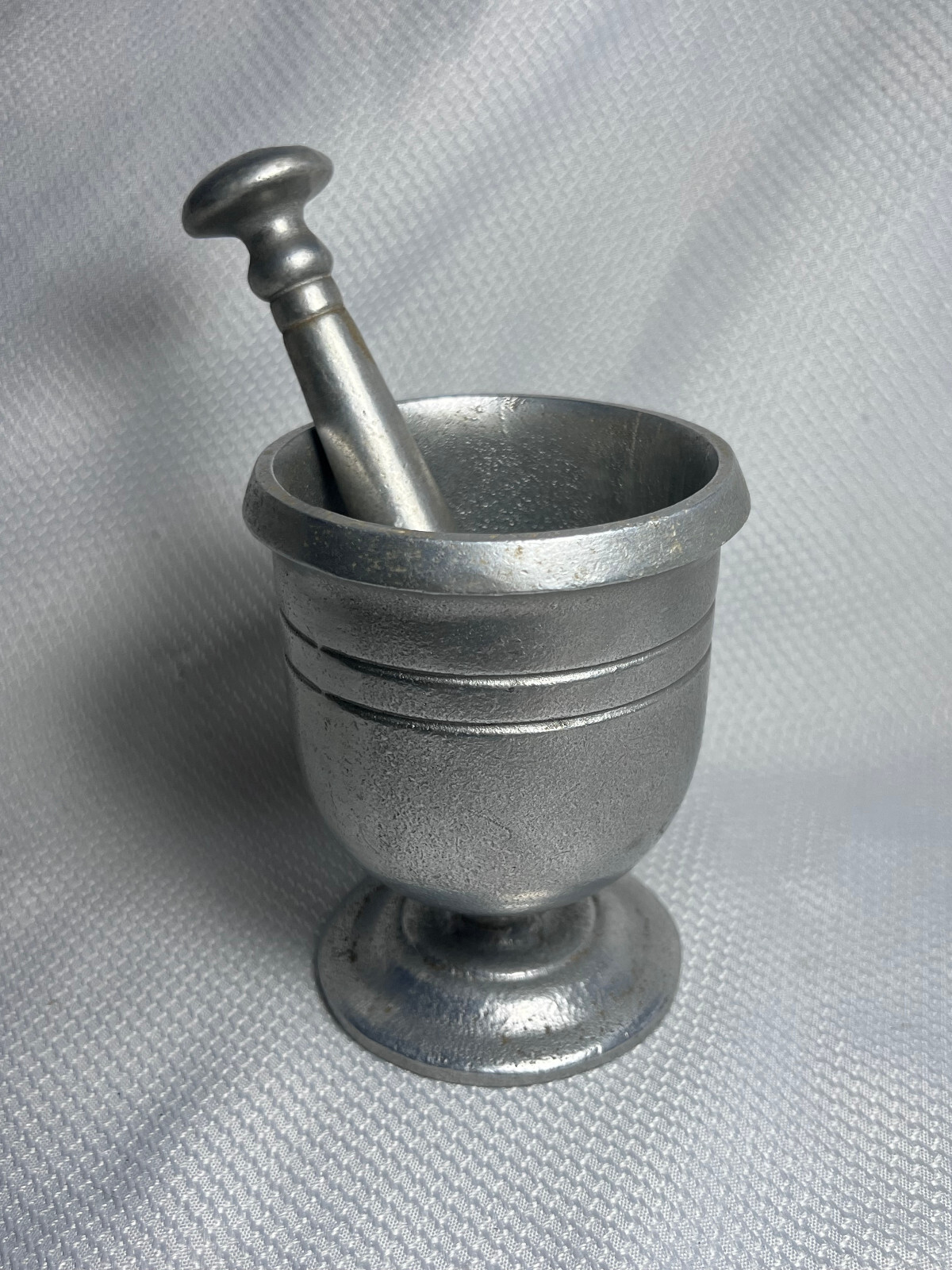 Cast Aluminum Mortar & Pestle Apothecary Pharmacy Grinder Cocktail Herb ...