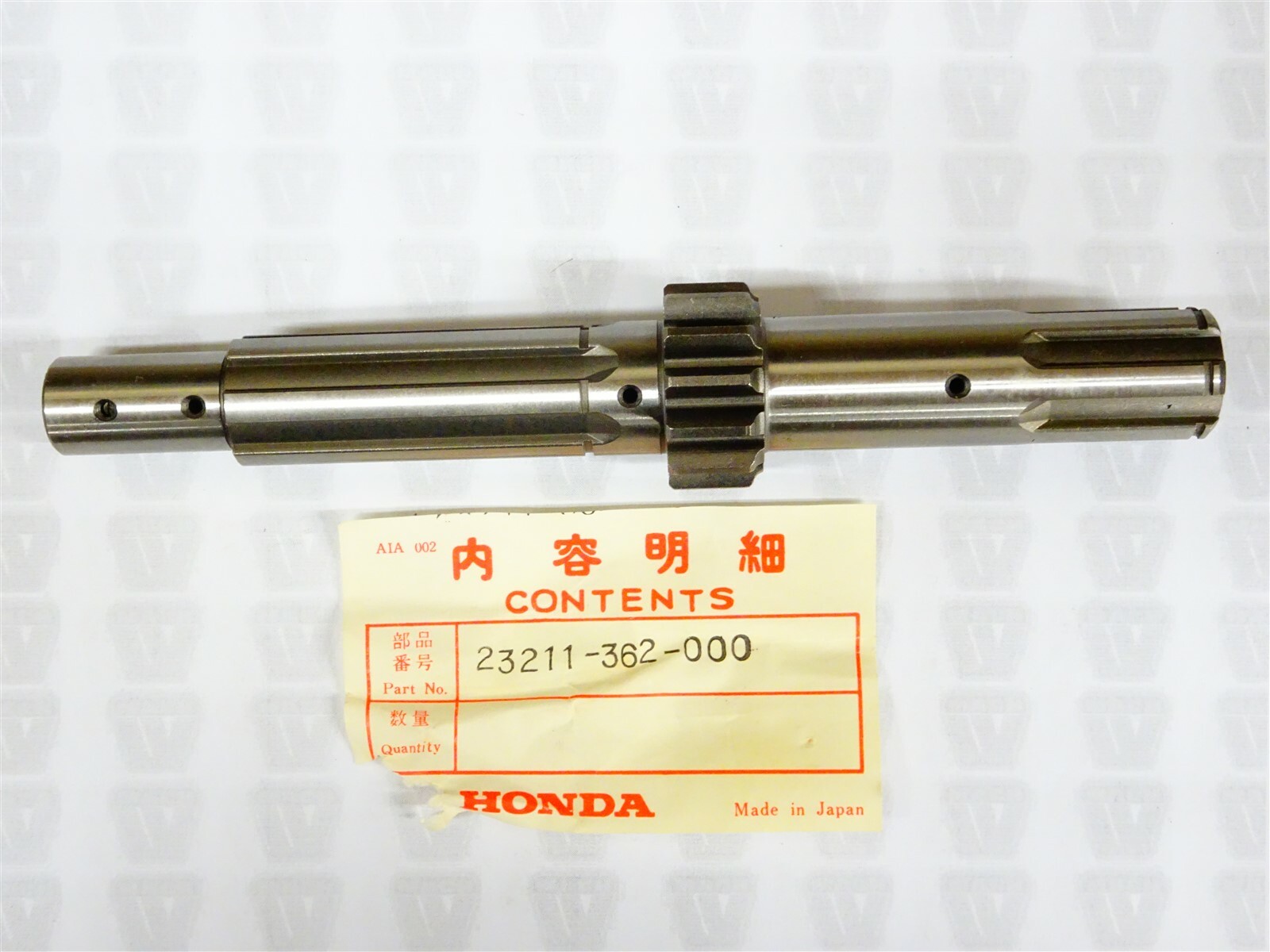 Honda NOS NEW 23211-362-000 Transmission Main Shaft 13T XL XL175 | eBay