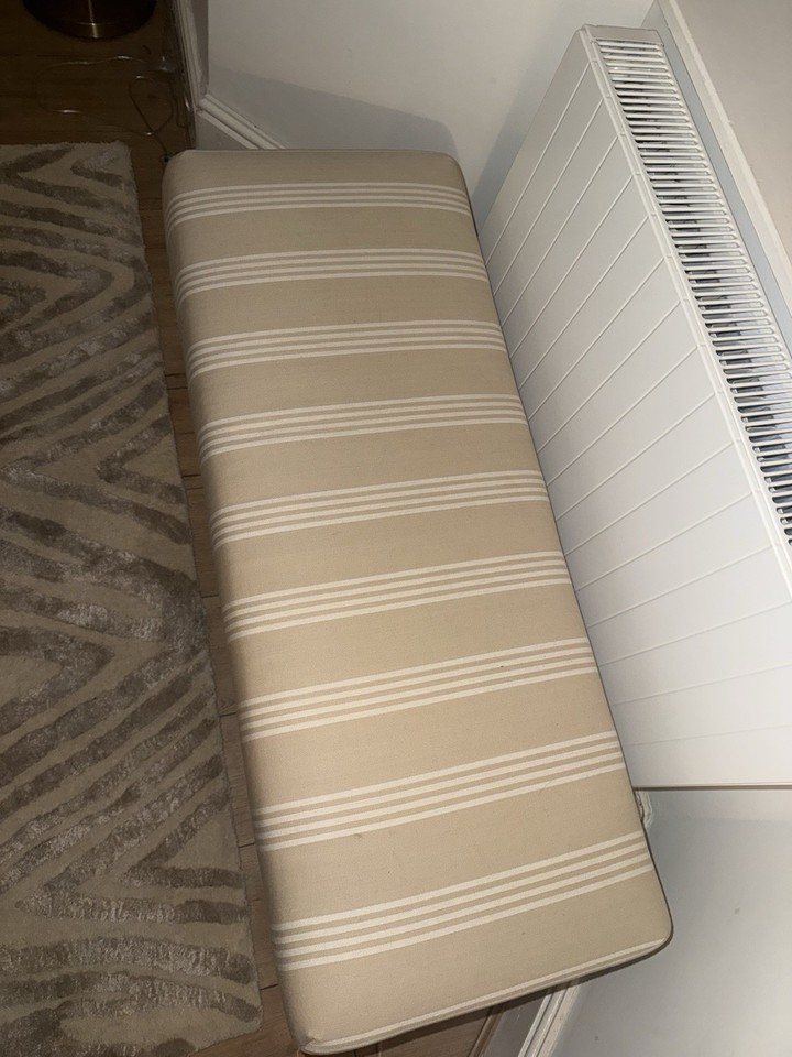 Traditional Upholstered Bench / Window Seat | eBay UK