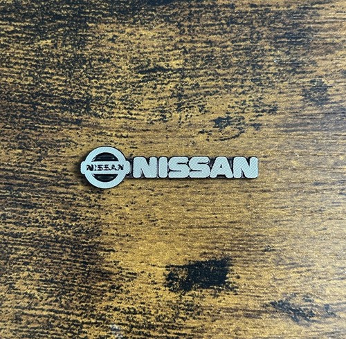 1x Nissan Logo Metal Sticker Emblem 7mm x 33mm | eBay