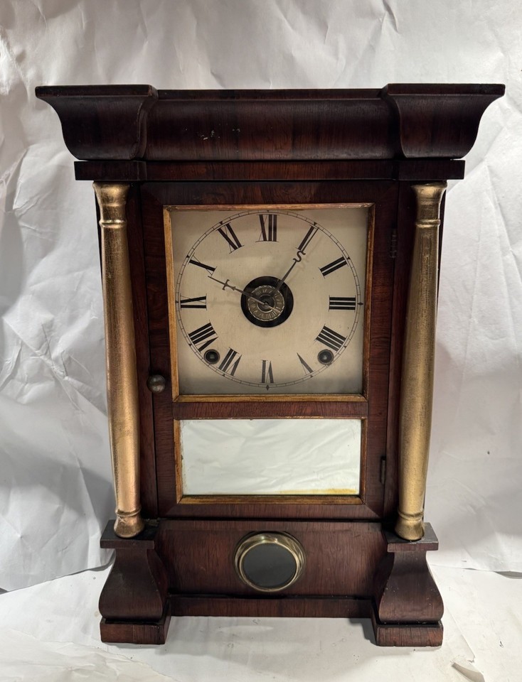 Seth Thomas Antique Parlor Mantel Clock With Early Lyre Movement ...