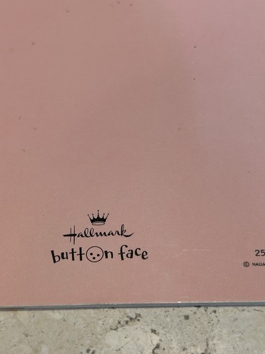 Vintage Hallmark Button Face Greeting Card Get Well Quick Recovery ...