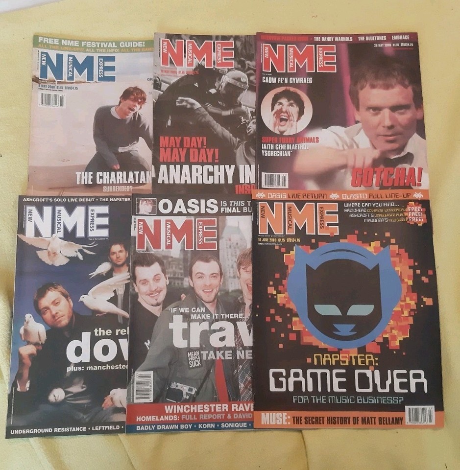 17 X NME Magazines New Musical Express 2000 6th May - 26th Aug Complete ...