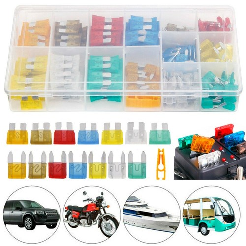 220Pcs Mini Standard Blade Fuse Assortment Auto Car Truck Motorcycle ...