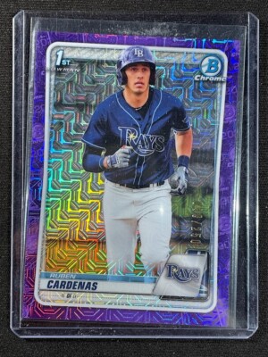 2020 Bowman Ruben Cardernas Purple Mojo /250 1st Rays | eBay