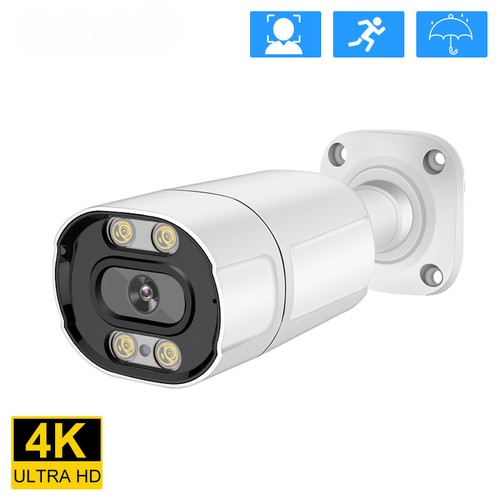 High Quality Metal Bullet Camera 8MP Outdoor Full Color Vision Ai Face ...