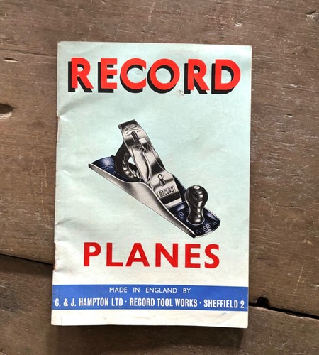 Record Tool Works Sheffield 'Planes' 1958. Original Catalogue. | eBay
