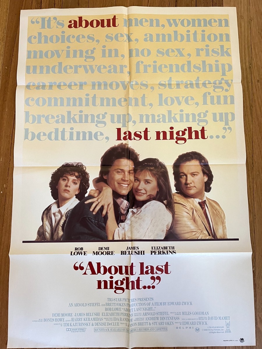 Rob Lowe About Last Night Underwear