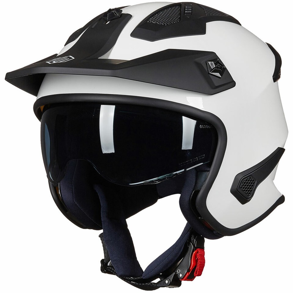 ILM Open Face 3/4 Motorcycle Half Helmet for Moped ATV Cruiser Scooter ...