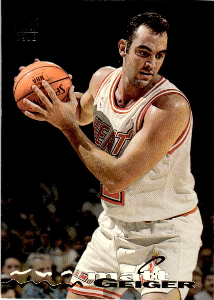 1993-94 Stadium Club Basketball Card Matt Geiger Miami Heat #304 | eBay