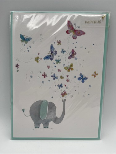Papyrus Mother’s Day card Elephant Butterflies Butterfly New | eBay