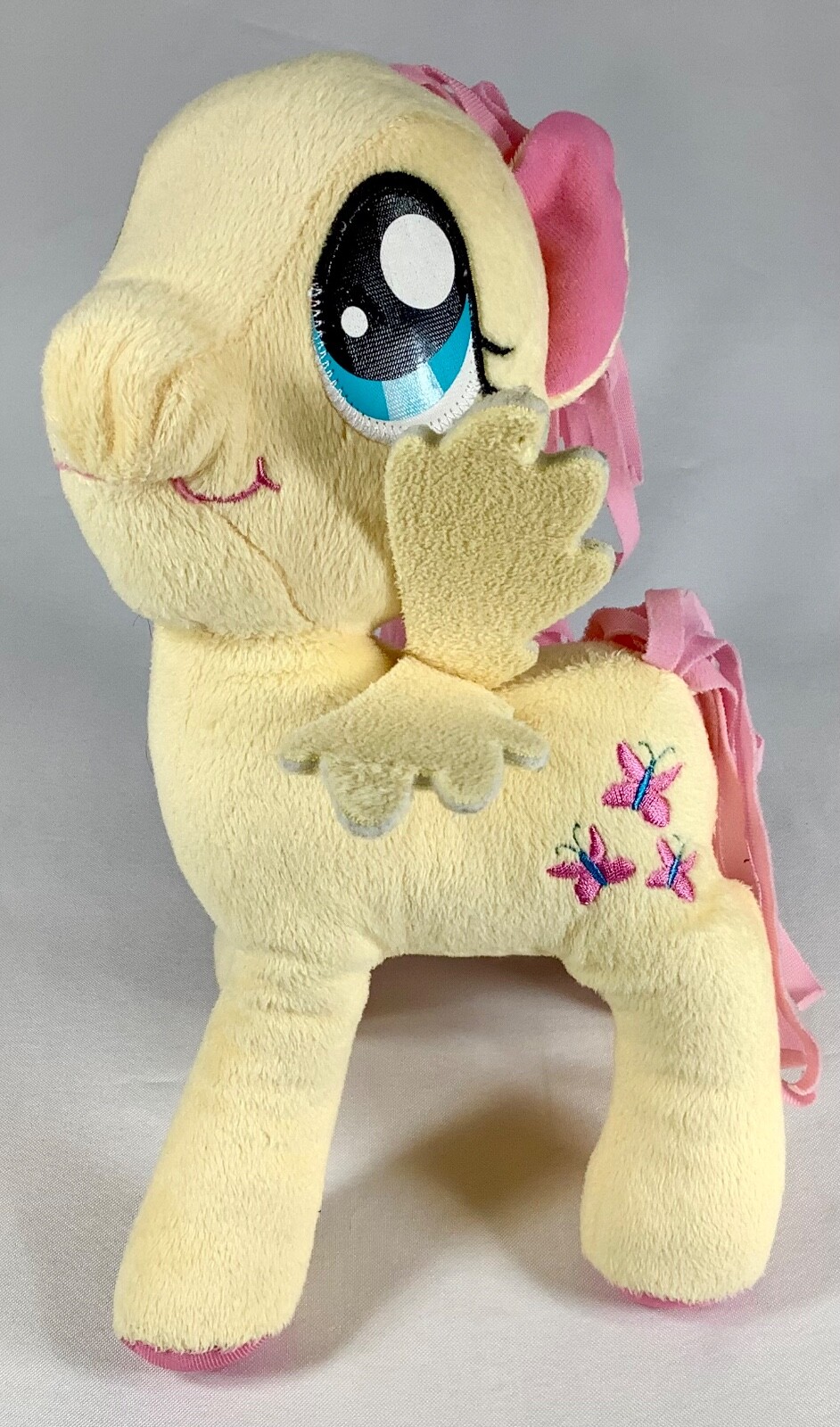 HASBRO 2012 My Little Pony Shutterfly 12” Plush Yellow Horse Doll With ...